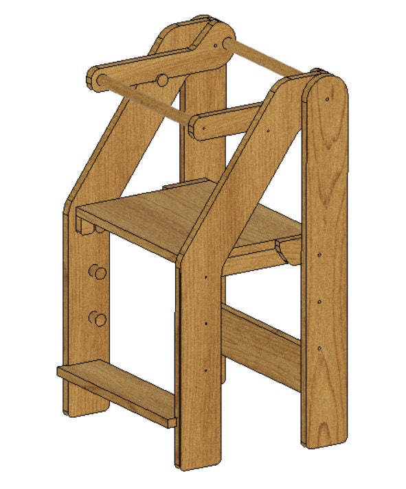Kids Folding Tower for Learning - Digital Cut Plans - Etsy