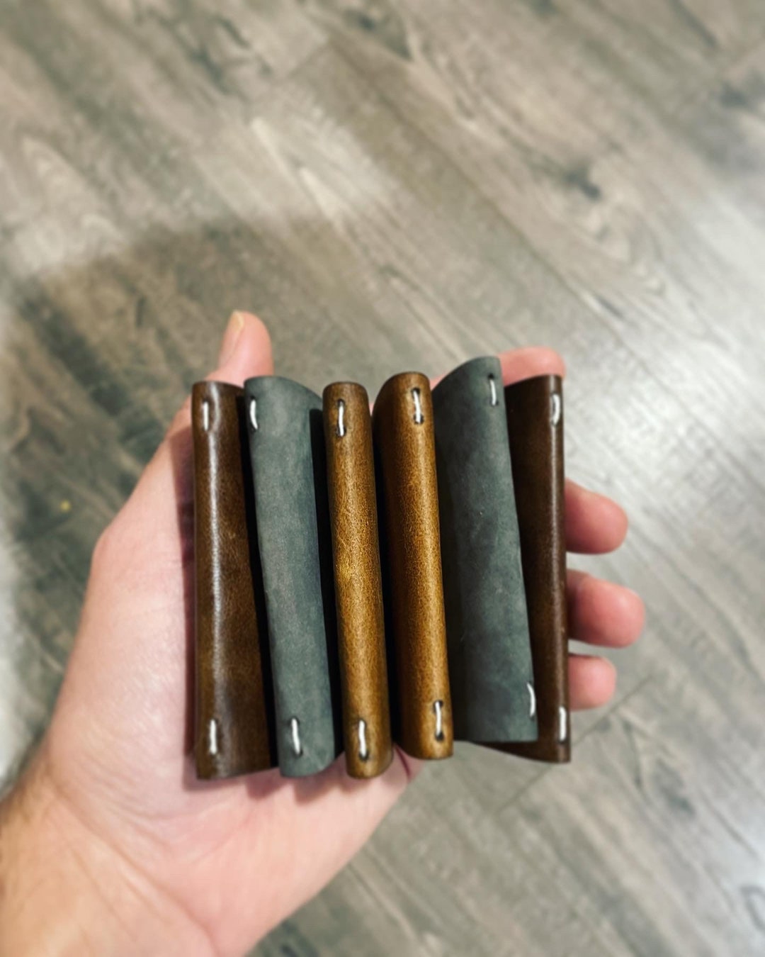 Mini Leather Notebook - Etsy