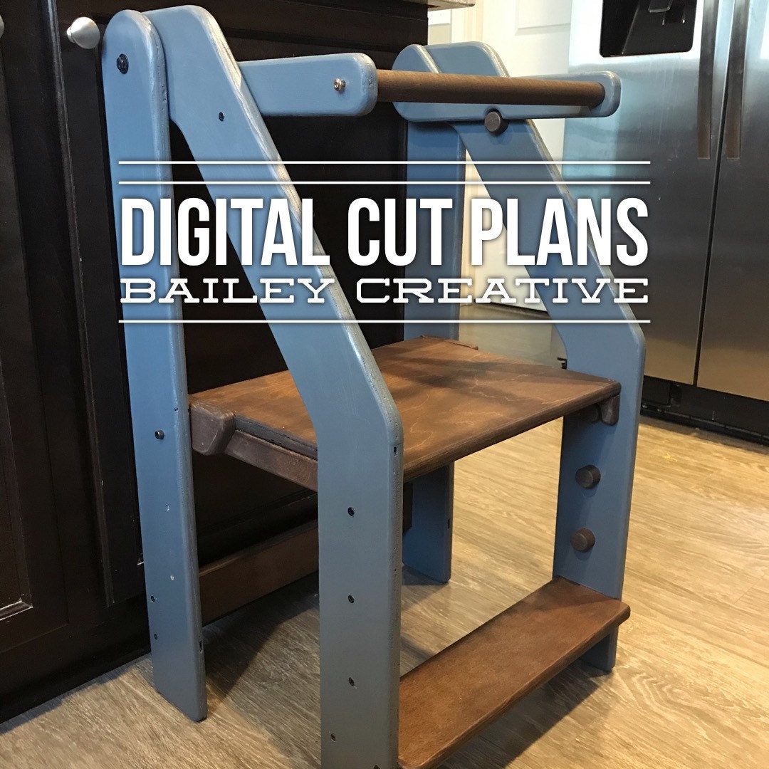 Kids Folding Tower for Learning - Digital Cut Plans - Etsy