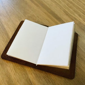 Mini Leather Notebook - Etsy