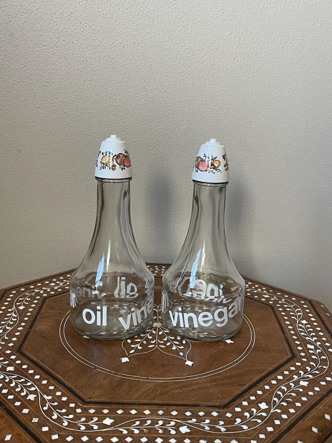 Vintage GEMCO Spice of Life Oil Vinegar Cruet Set of 2 - Etsy