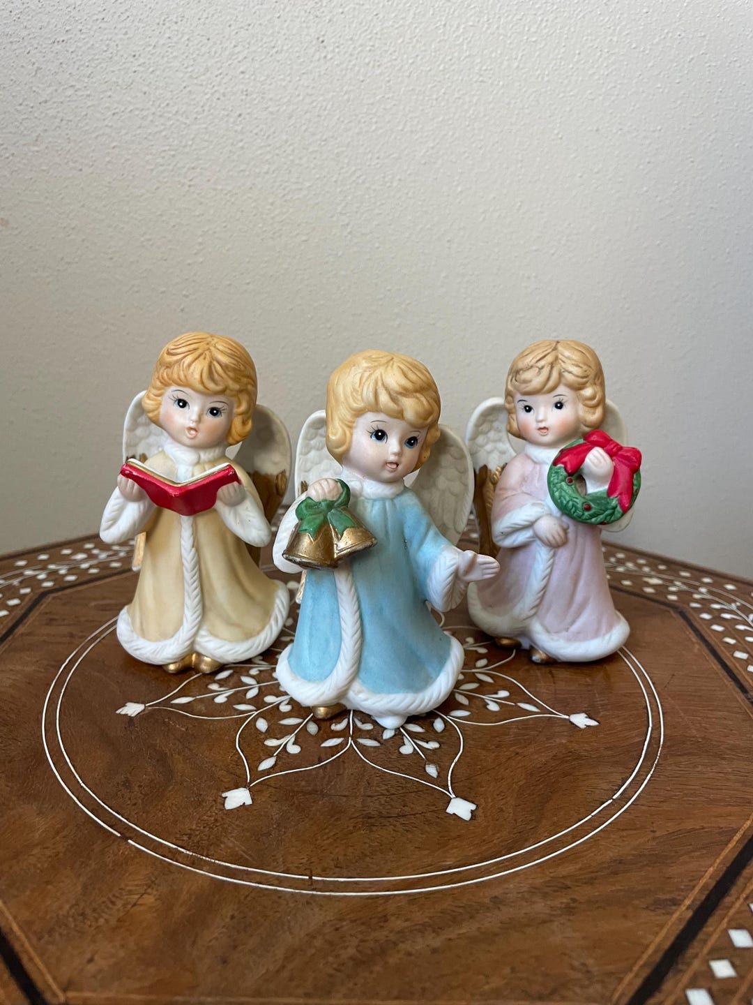 Vintage Set of 3 HOMCO Christmas Angels #5557 - Etsy