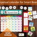 Smart Board KIDS CALENDAR Month Number Months Year - Etsy