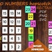 Numbers Hopscotch Sensory Path for Counting 1-100 Rectangles for Feet ...