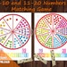Number Matching Wheel Game: Montessori Learning Materials (digital ...