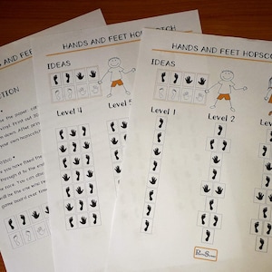 Hands & Feet Hopscotch Game: Boost Kids' Movement and Fun - Etsy