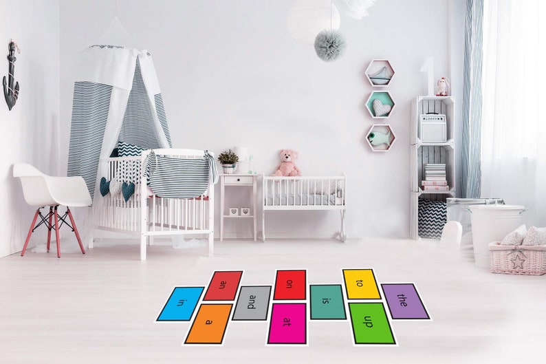 Editable Hopscotch Sensory Path With WORDS & NUMBERS - Etsy