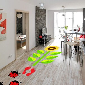 Colorful Floor Sensory Path Set - Printable Hopscotch for Nursery ...