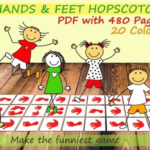 HANDS and FEET Sensory Path, Hand and Foot Sensory Path, Indoor ...