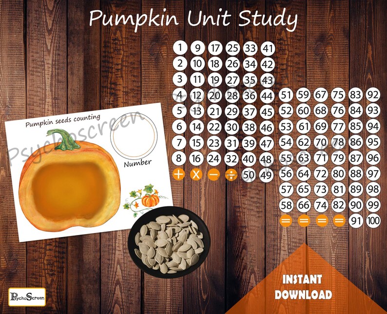 Montessori Pumpkin Anatomy, Life Cycle and Types in Activity Bundle ...