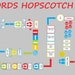 Sensory Word Hopscotch: Montessori Floor Path (printable PDF) - Etsy
