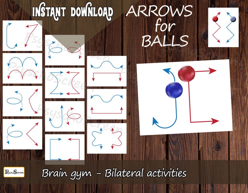 Bilateral Coordination Worksheets: Neuro Gym Activities (PDF Download ...