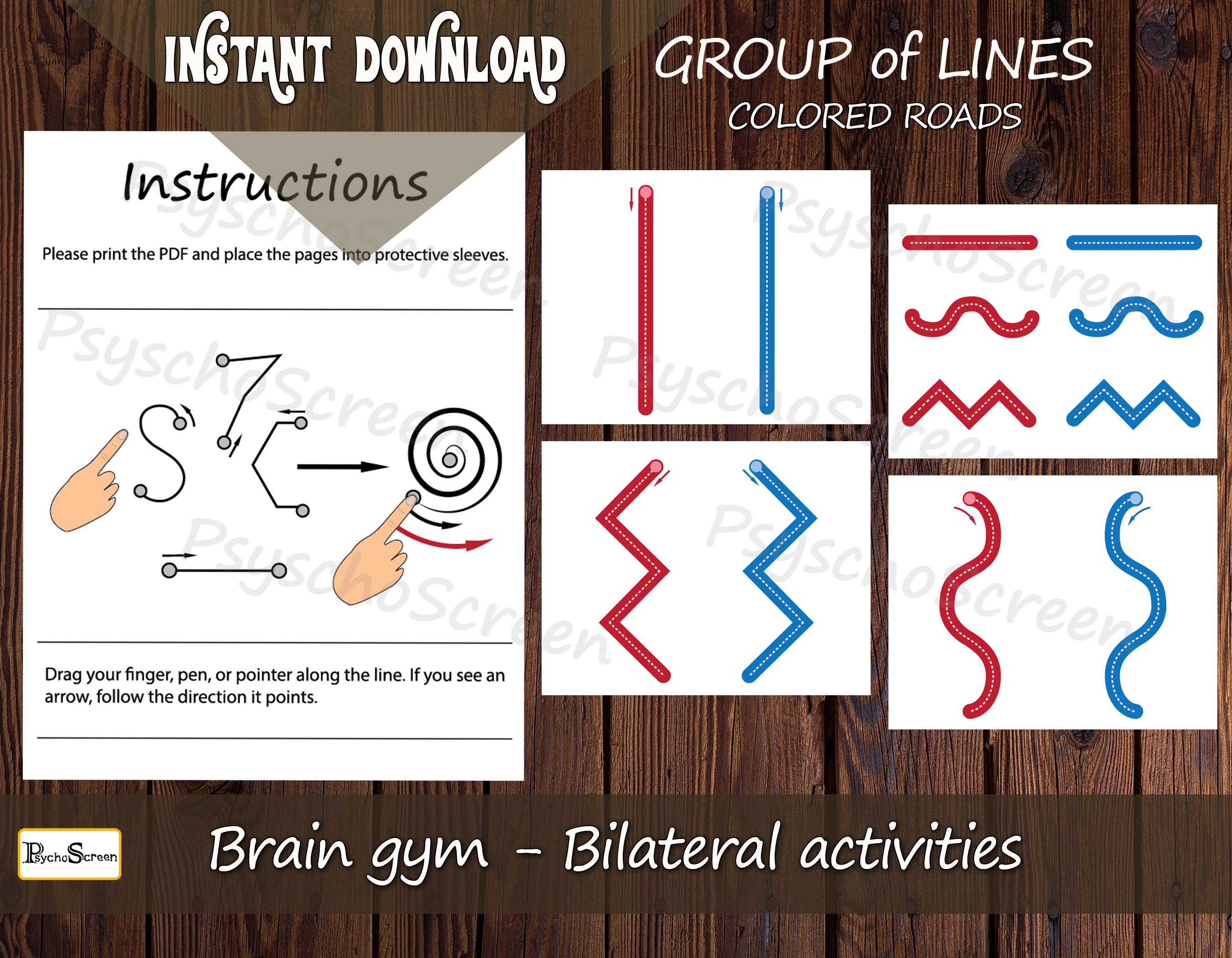 Neuro Gym Worksheets: Bilateral Coordination Activities for Kids (PDF ...