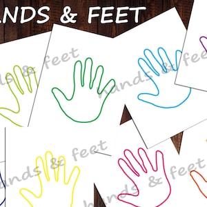 Hands & Feet Hopscotch: Sensory Path Game (PDF Download) - Etsy