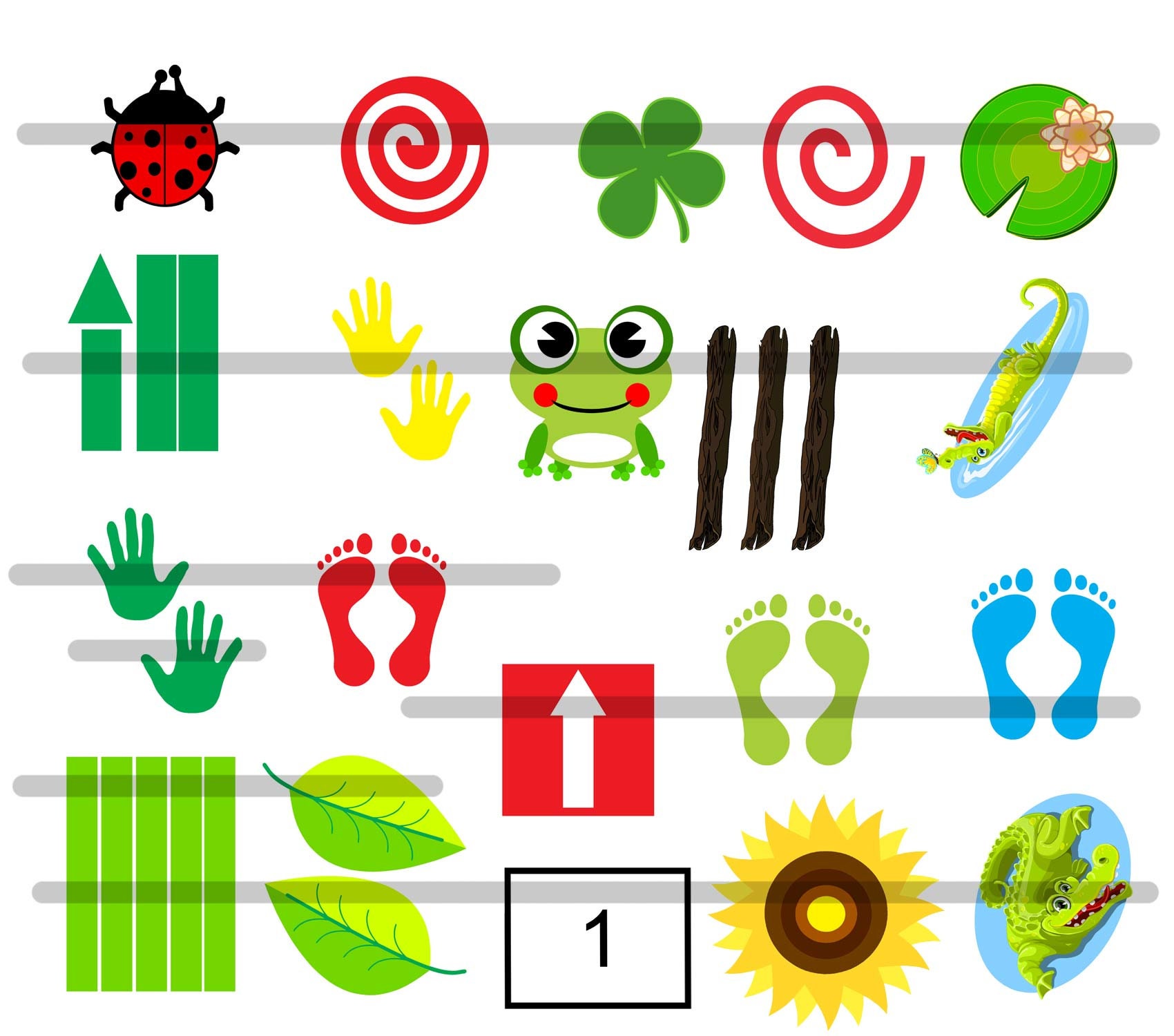 Colorful Floor Sensory Path Set Printable Hopscotch for - Etsy