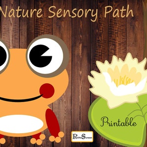 Nature Sensory Path Bundle: Autumn Leaves, Frogs, Flowers (digital ...