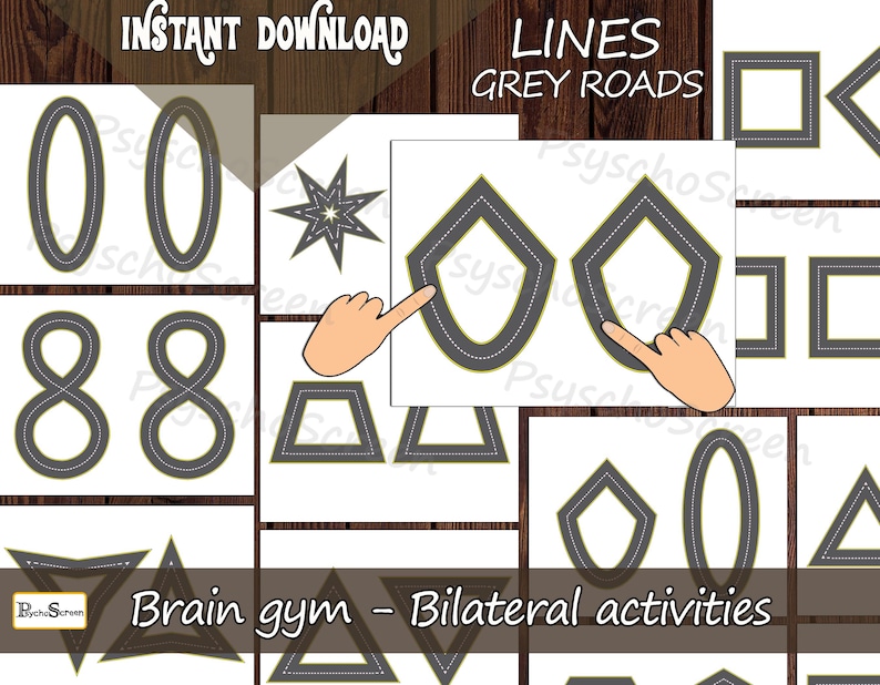 Forefinger Gym: Printable Brain Training Worksheets for Kids (digital ...