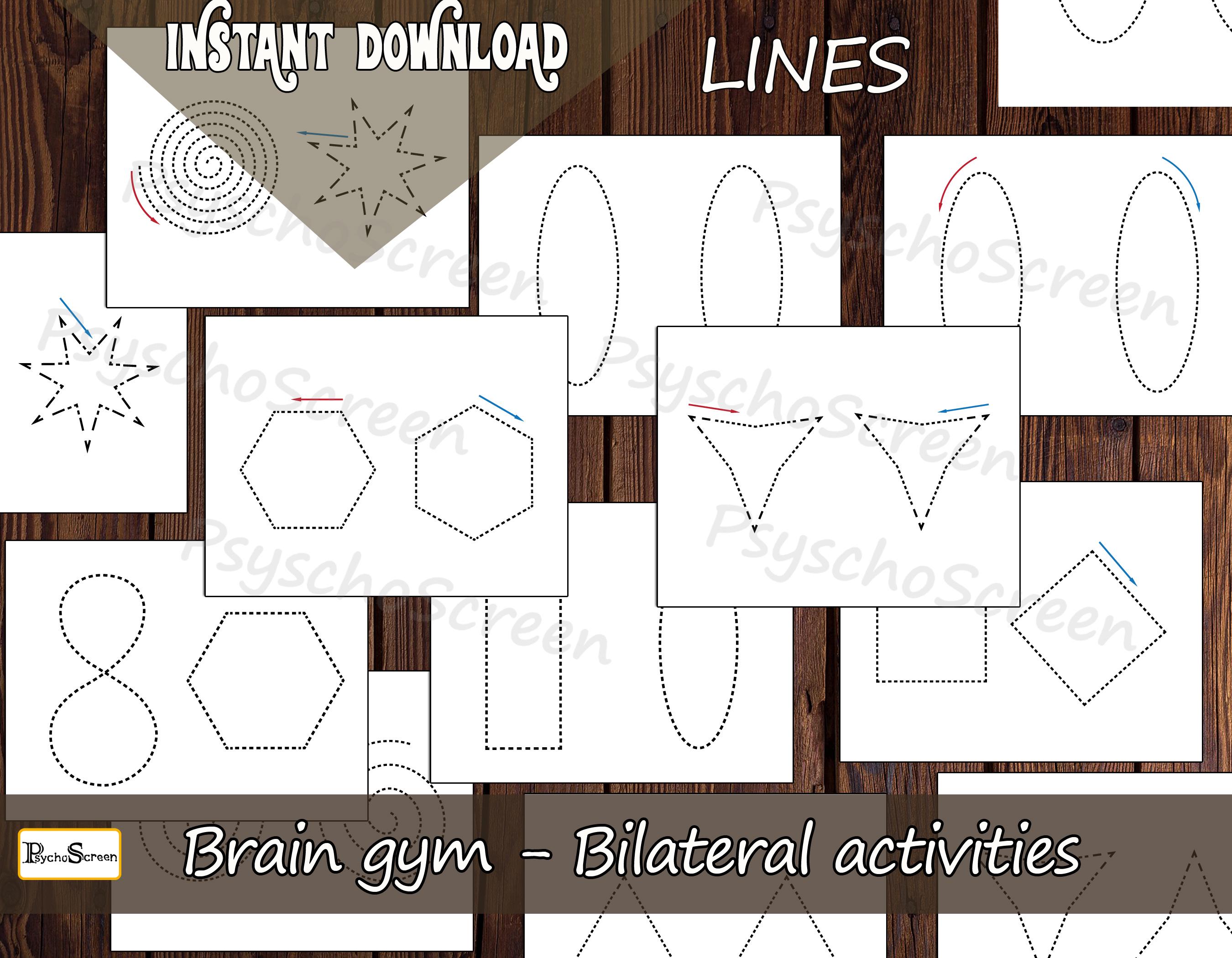 Dual Hand Coordination Worksheets: Brain Training Games for Kids (PDF ...