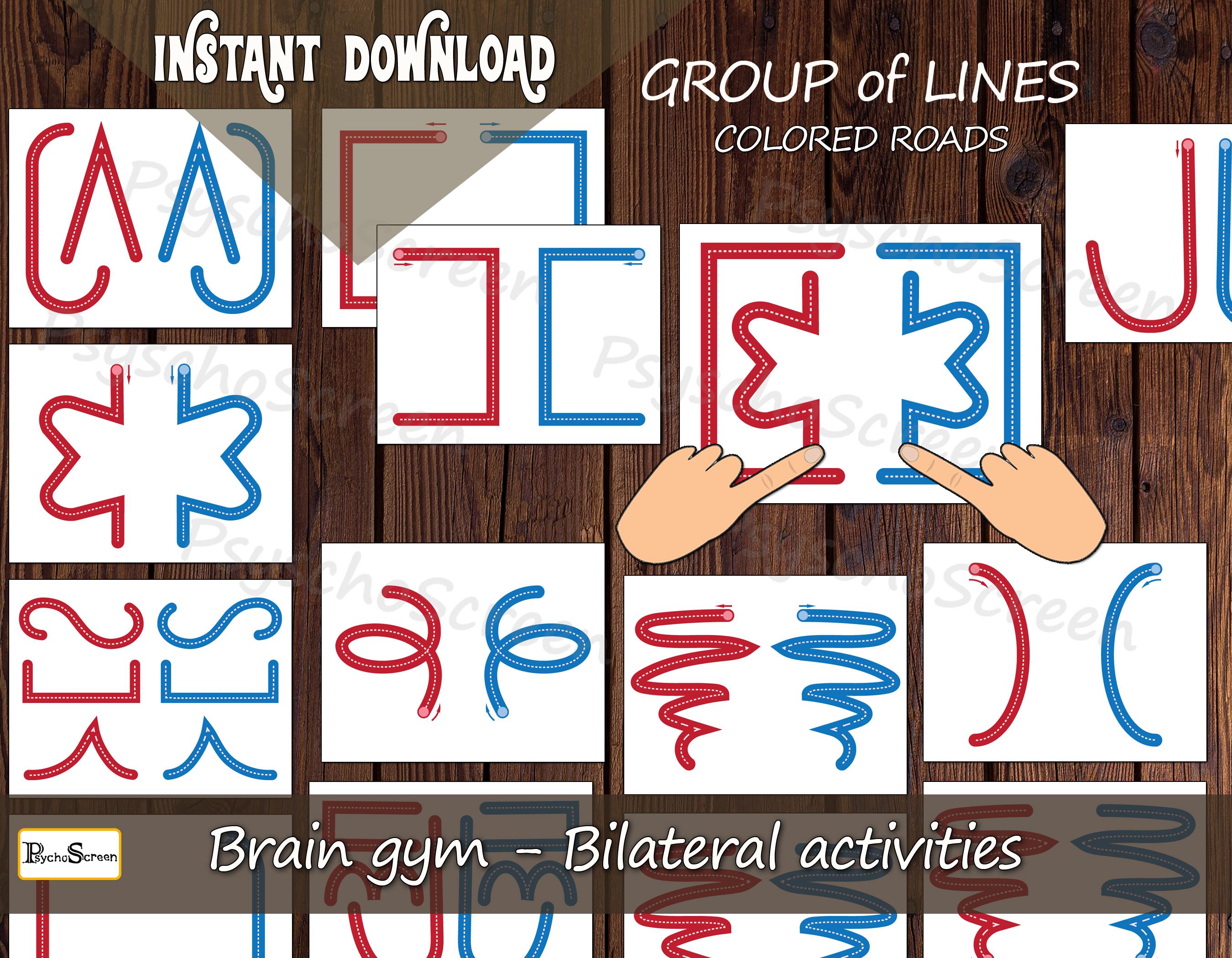 Neuro Gym Worksheets: Bilateral Coordination Activities for Kids (PDF ...