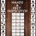 HANDS & FEET Sensory Path Hopscotch for Preschooler - Etsy Canada