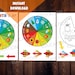 Wheel of Time Circle Months Game Spinner for Preschool Activity ...
