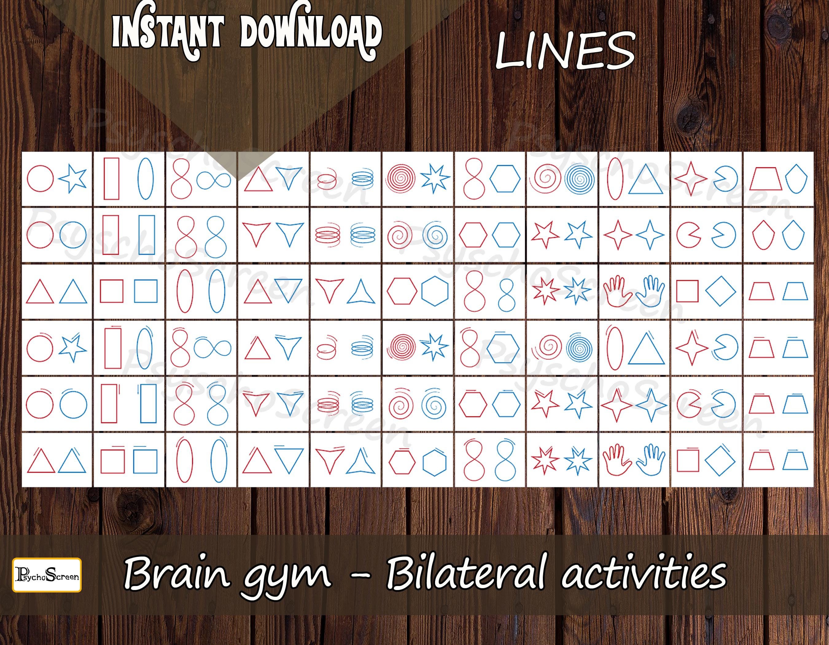 Dual Hand Coordination Worksheets: Brain Training Games for Kids (PDF ...