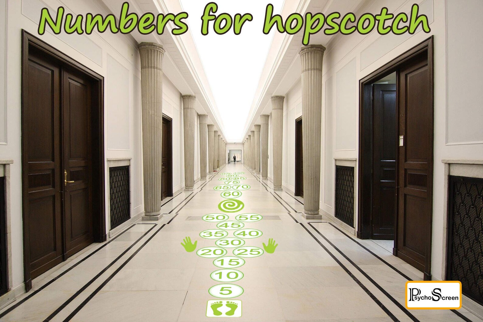 Numbers Sensory Path Math Hopscotch for Home Schools | Etsy