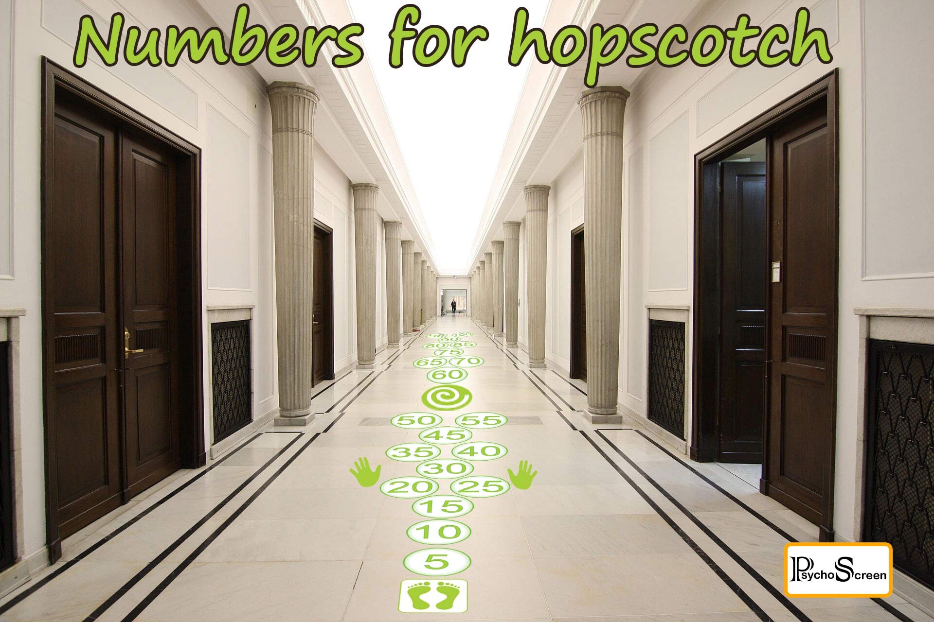 Numbers Sensory Path Math Hopscotch for Home Schools | Etsy