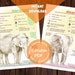 ELEPHANT Unit Study MINI Printable Bundle Anatomy, Diagram, Cards ...