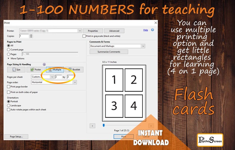 Numbers Hopscotch Sensory Path for Counting 1-100 - Etsy