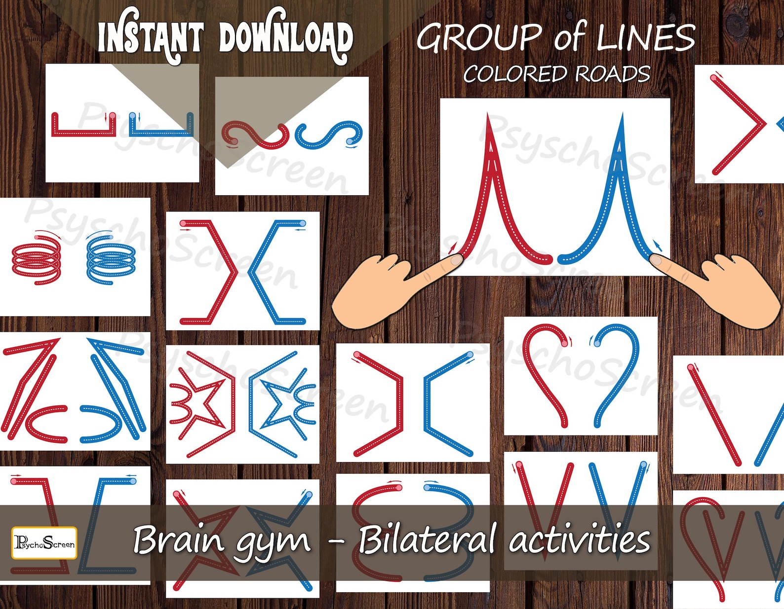 Neuro Gym Worksheets: Bilateral Coordination Activities for Kids (PDF ...