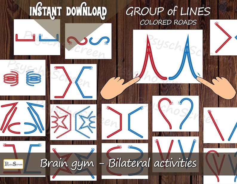 Neuro Gym Worksheets: Bilateral Coordination Activities for Kids (PDF ...