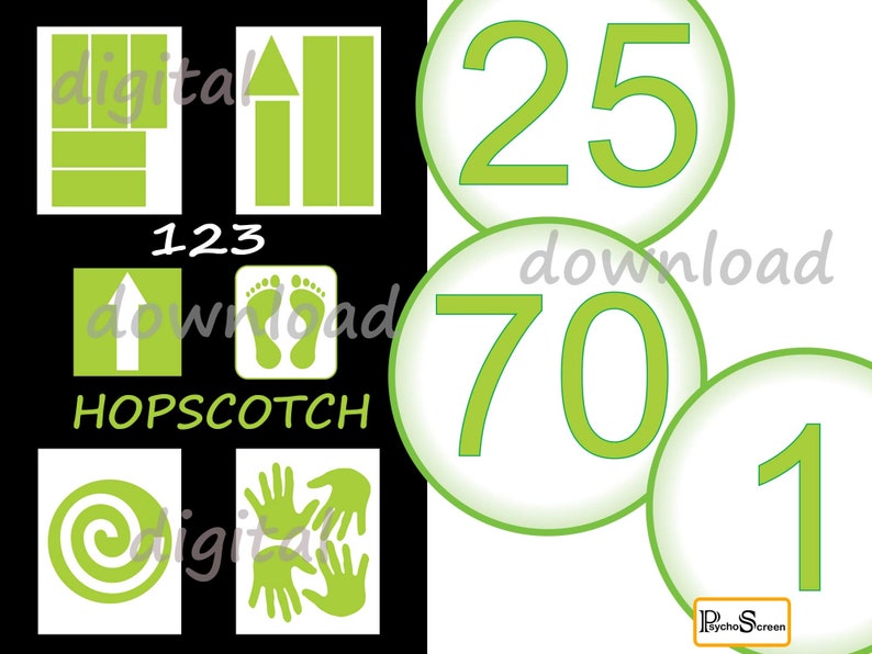 Numbers Sensory Path Math Hopscotch for Home Schools | Etsy