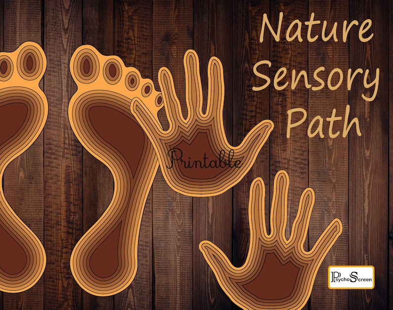 Nature Sensory Path Bundle: Autumn Leaves, Frogs, Flowers (digital ...