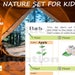 Nature Set Worksheets for Trees, Leaves, Flowers, Plant Lovers Gift ...