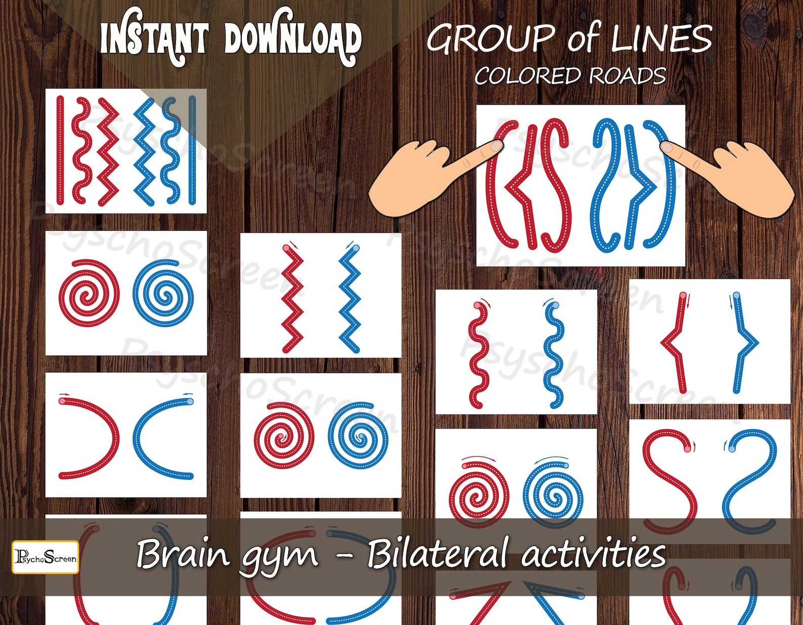 Neuro Gym Worksheets: Bilateral Coordination Activities for Kids (PDF ...