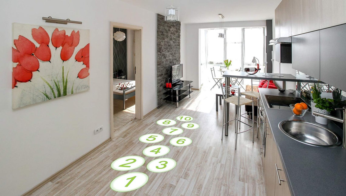 Numbers Sensory Path Math Hopscotch for Home Schools | Etsy