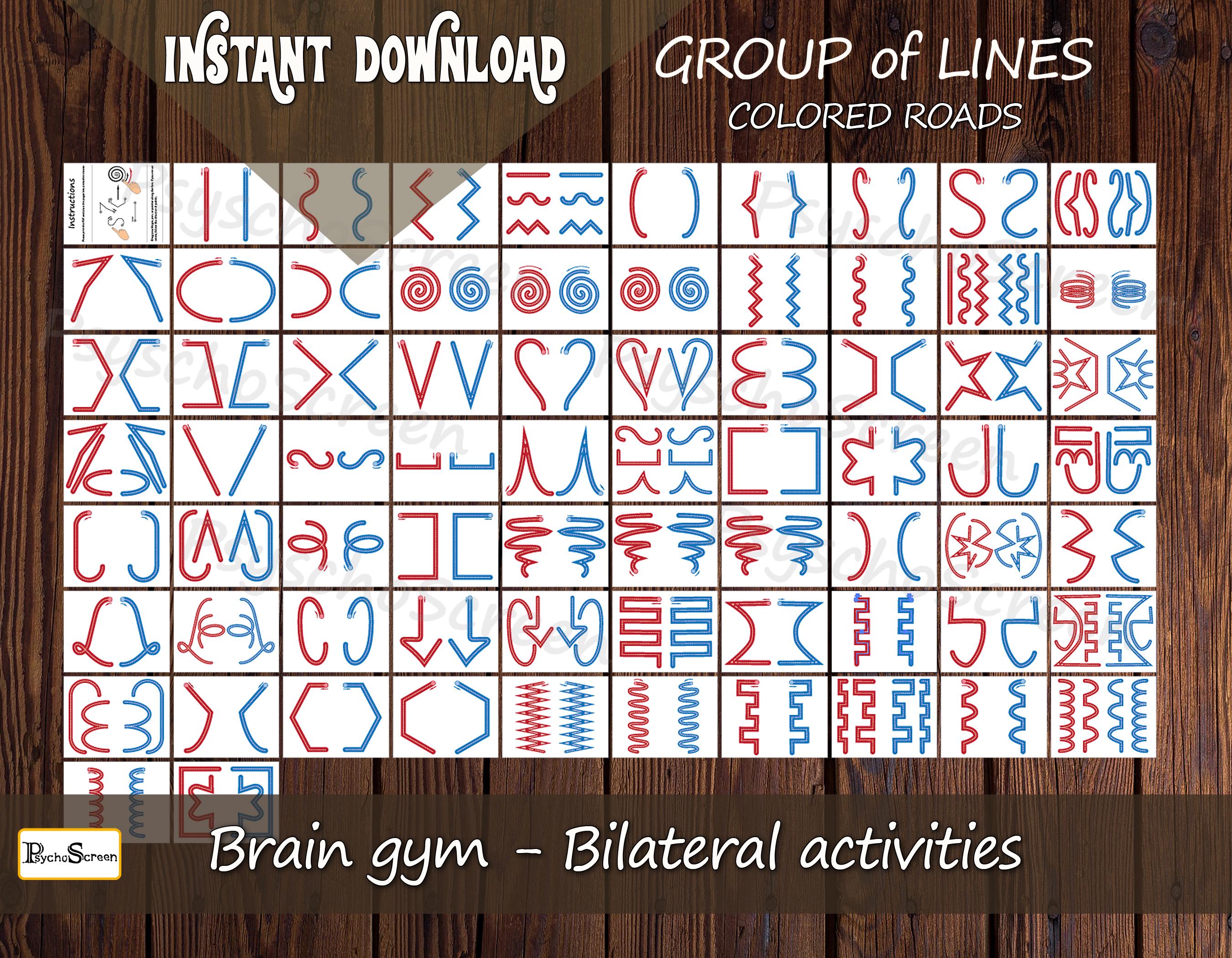 Neuro Gym Worksheets: Bilateral Coordination Activities for Kids (PDF ...