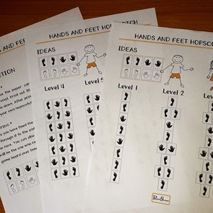 HAND & FOOT Hopscotch: Colorful Sensory Path for Home, Preschool ...