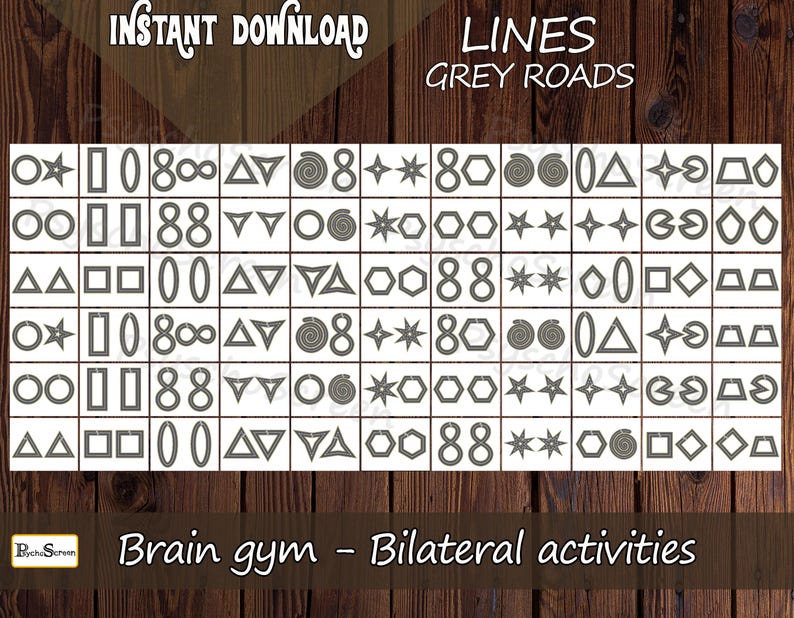 Forefinger Gym: Printable Brain Training Worksheets for Kids (digital ...