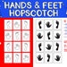 Hands and Feet Hopscotch: Printable Sensory Path Game (PDF) - Etsy