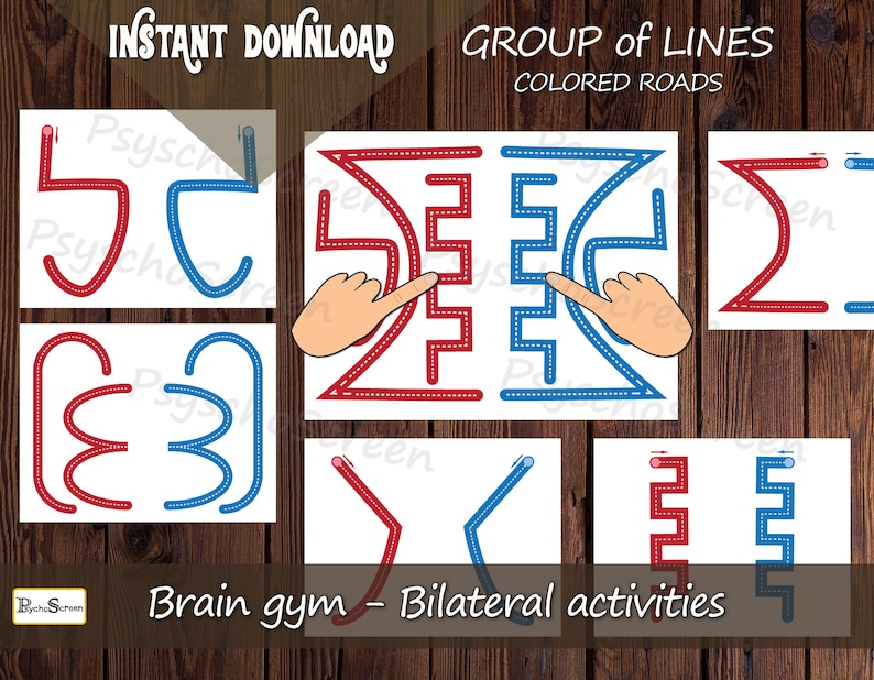 Neuro Gym Worksheets: Bilateral Coordination Activities for Kids (PDF ...
