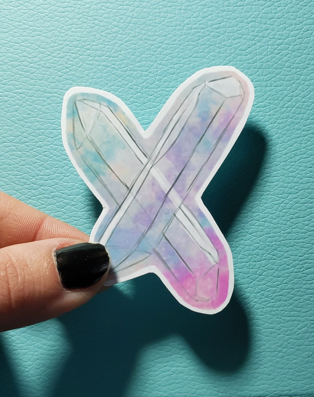 Crystal Sticker - Etsy