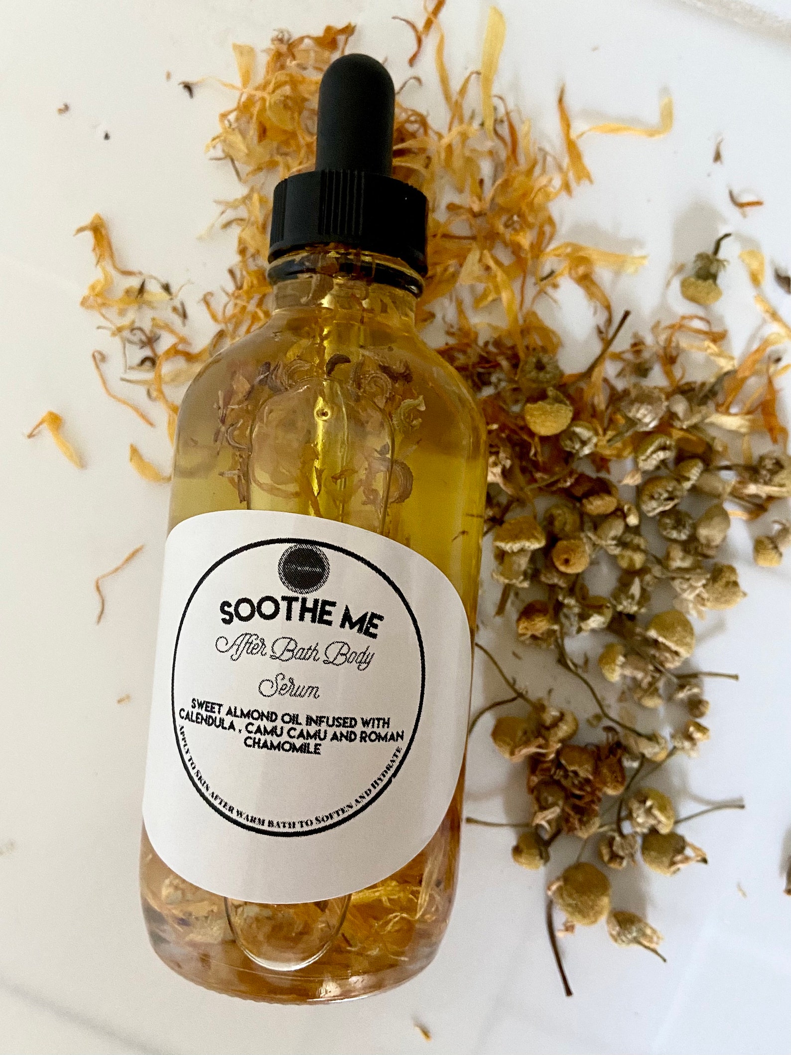 Calendula Body Oil Eczema Relief Oil Soothing Skin Serum - Etsy