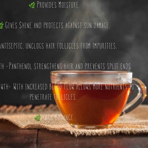 Strengthening Hair Tea Rinse Rejuvenate Hair Growth Herbal Hair Tea ...