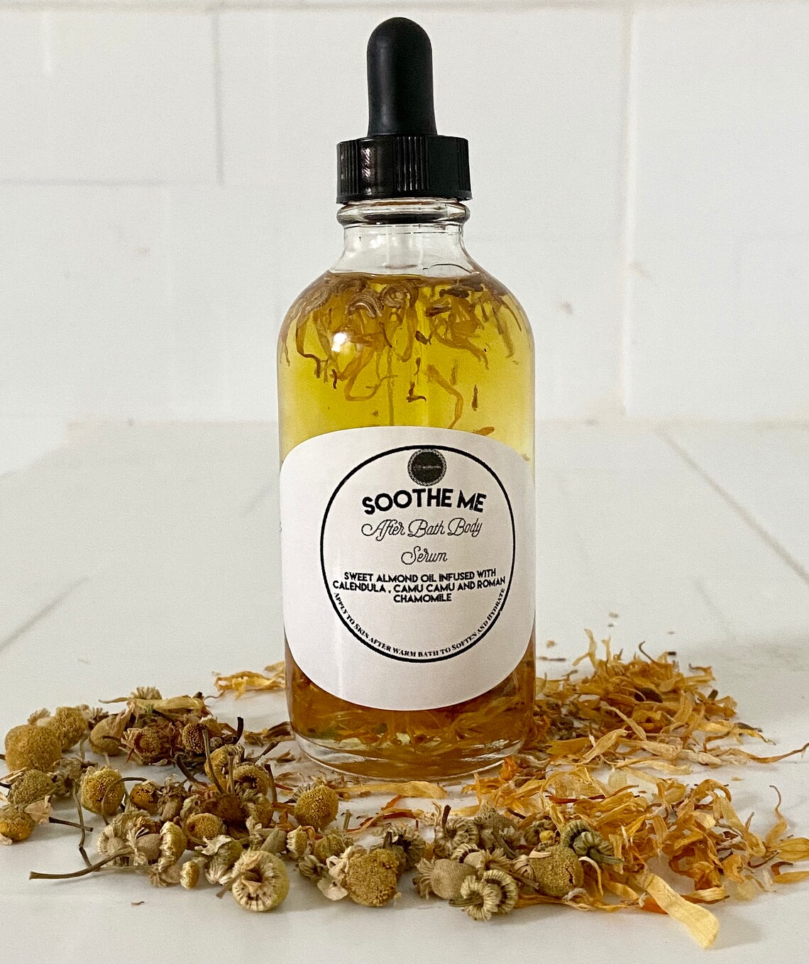 Calendula Body Oil Eczema Relief Oil Soothing Skin Serum - Etsy