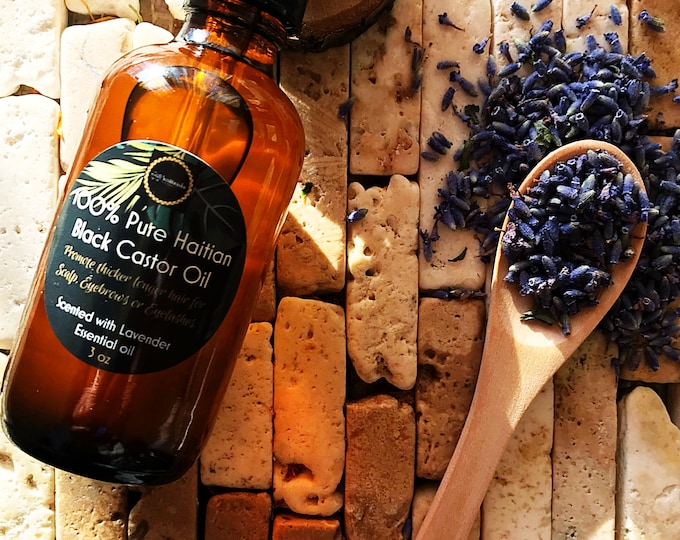 Pure Haitian Black Castor Oil 100% Unrefined | Lwil Maskreti | Castor ...