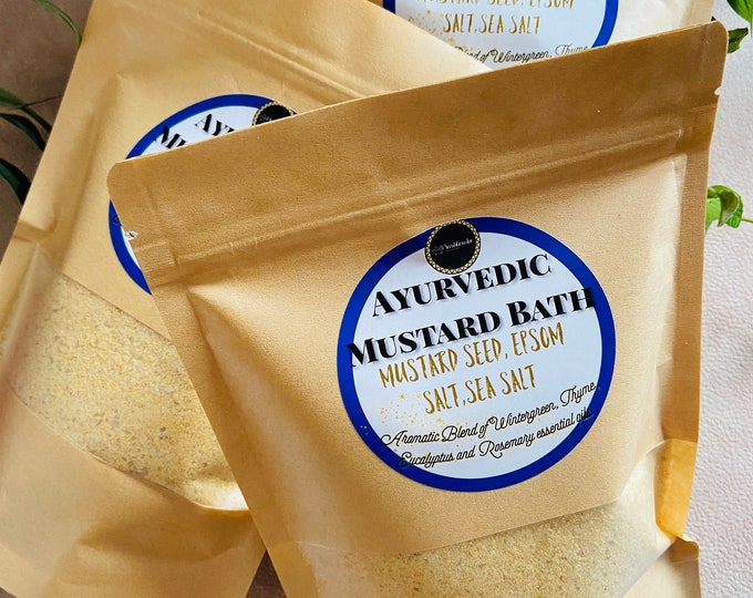 Mustard Seed Bath / Warming Ayurvedic Detox Bath / Mustard Bath Soak ...