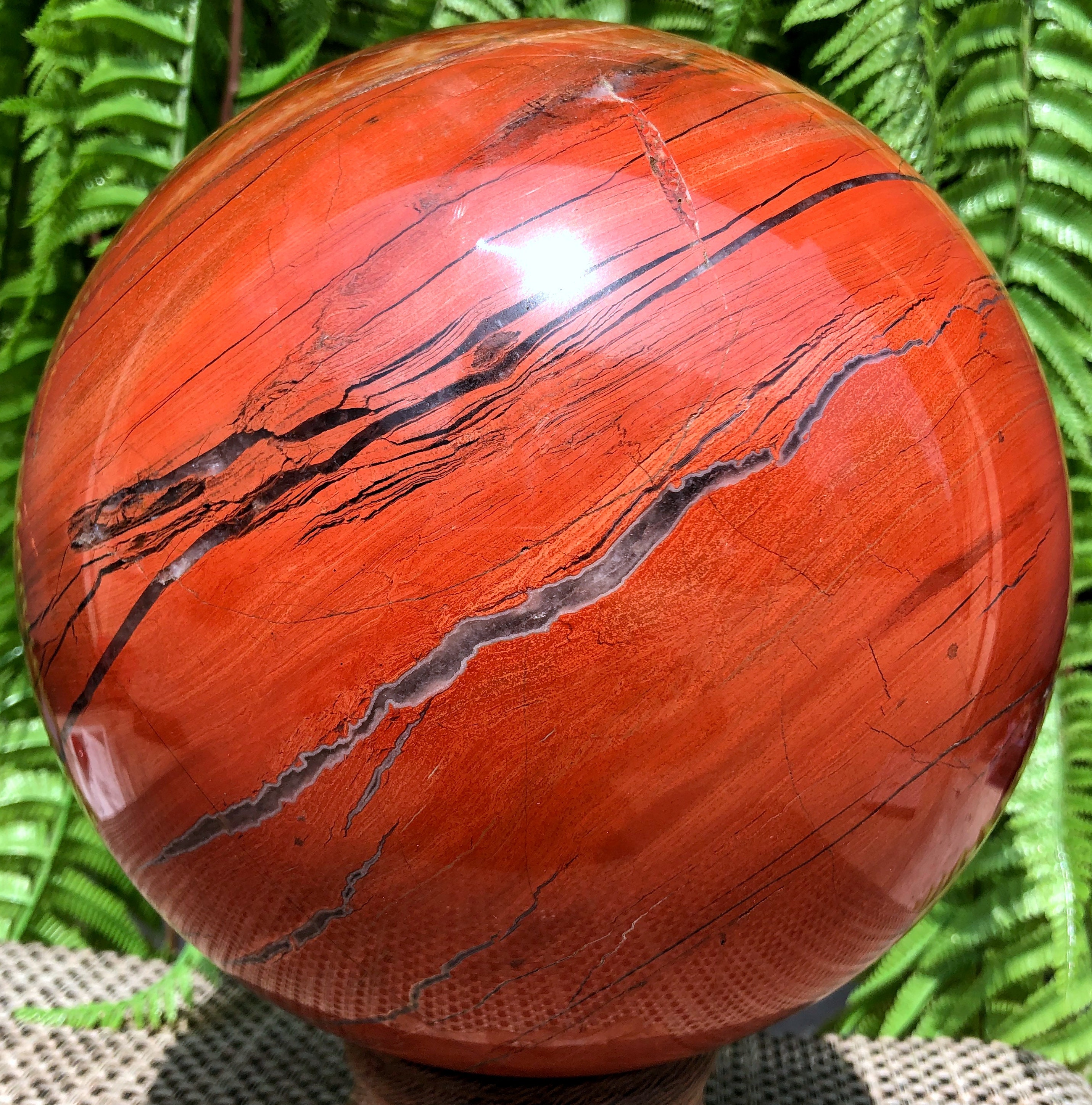 Natürliche rote Jaspis Kristall Kugeln/rot Jaspis Kugel/rot - Etsy.de