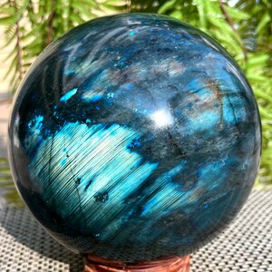 Extra Large Labradorite Sphere/labradorite Ball/shiny Polished ...
